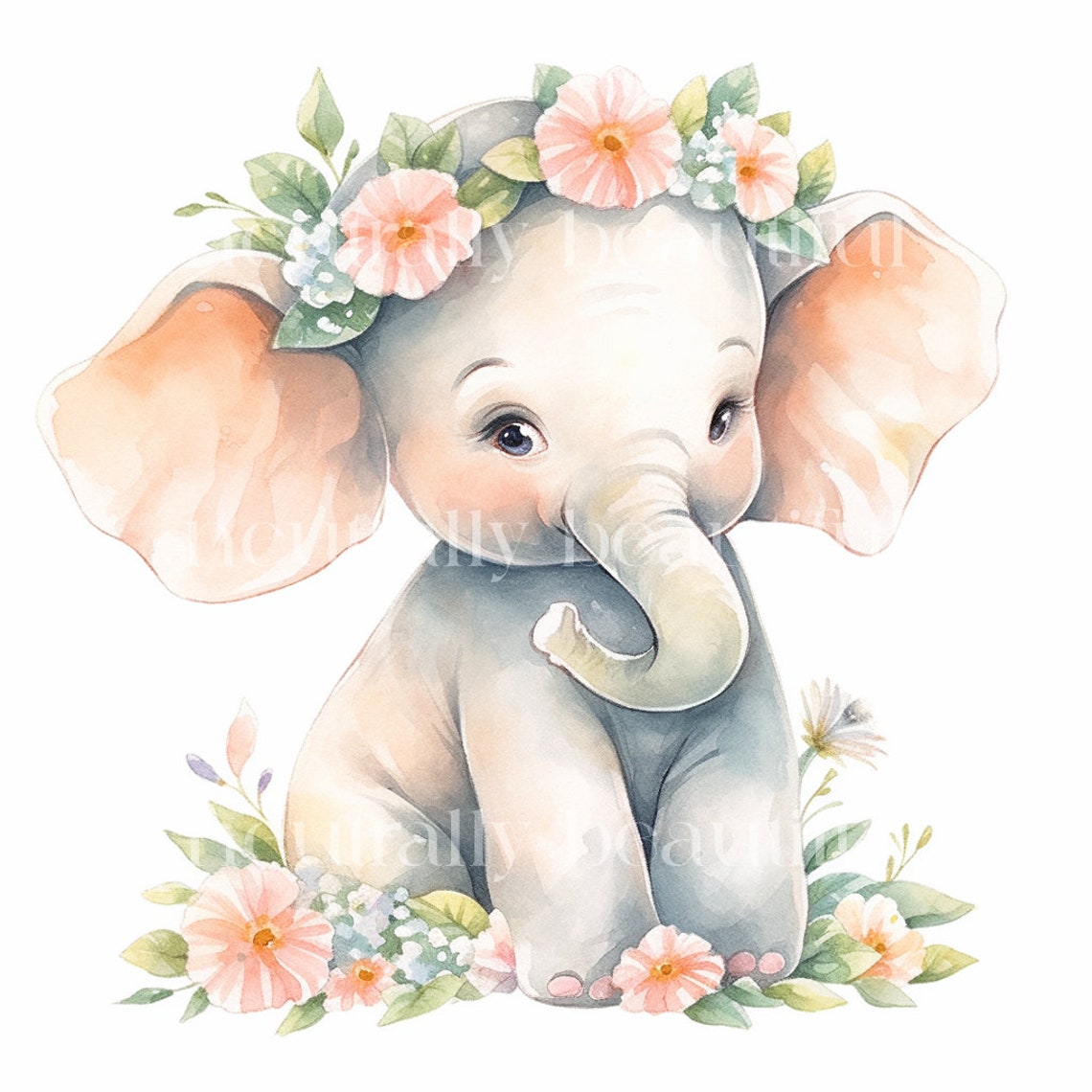 Cute Baby Elephants Clipart 10 High Quality Downloadable Jpgs Printable ...