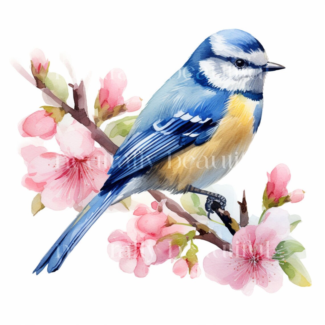 Garden Birds Clipart 10 Blue Tit Birds, High Quality Downloadable Jpgs ...