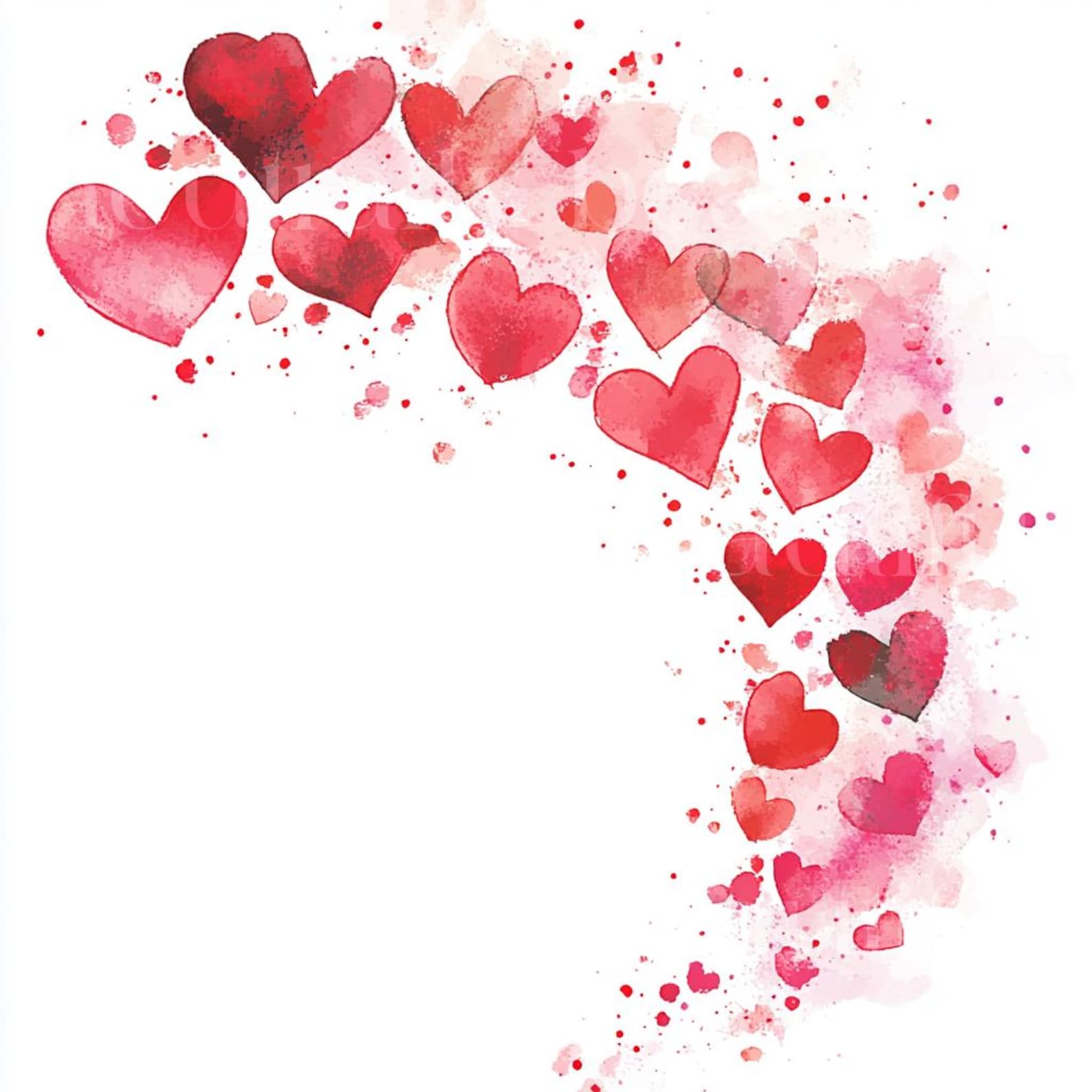 12 X Heart Corners/edges Clipart Bundle - High Quality Jpgs - Valentine ...