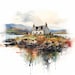 10 Crofters Cottage Clipart, Outer Hebrides Scotland, High Quality ...
