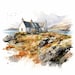 10 Crofters Cottage Clipart, Outer Hebrides Scotland, High Quality ...