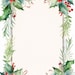 40 X Christmas Themed Borders & Edges Downloadable Papers - Watercolour ...