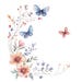 12 X Pretty Butterfly Corners & Edges Downloadable Clipart ...