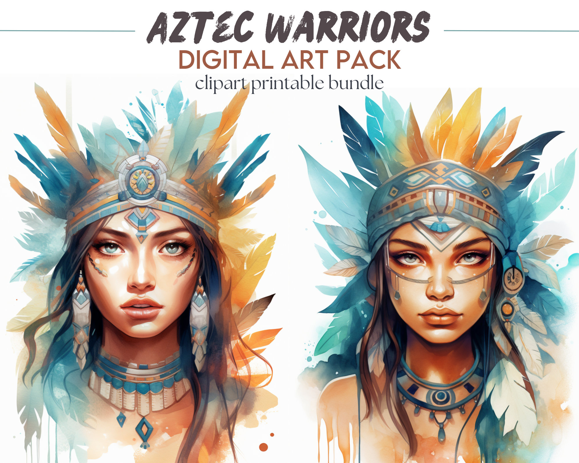 Aztec Warrior Girls Clipart 10 High Quality Downloadable Jpgs ...