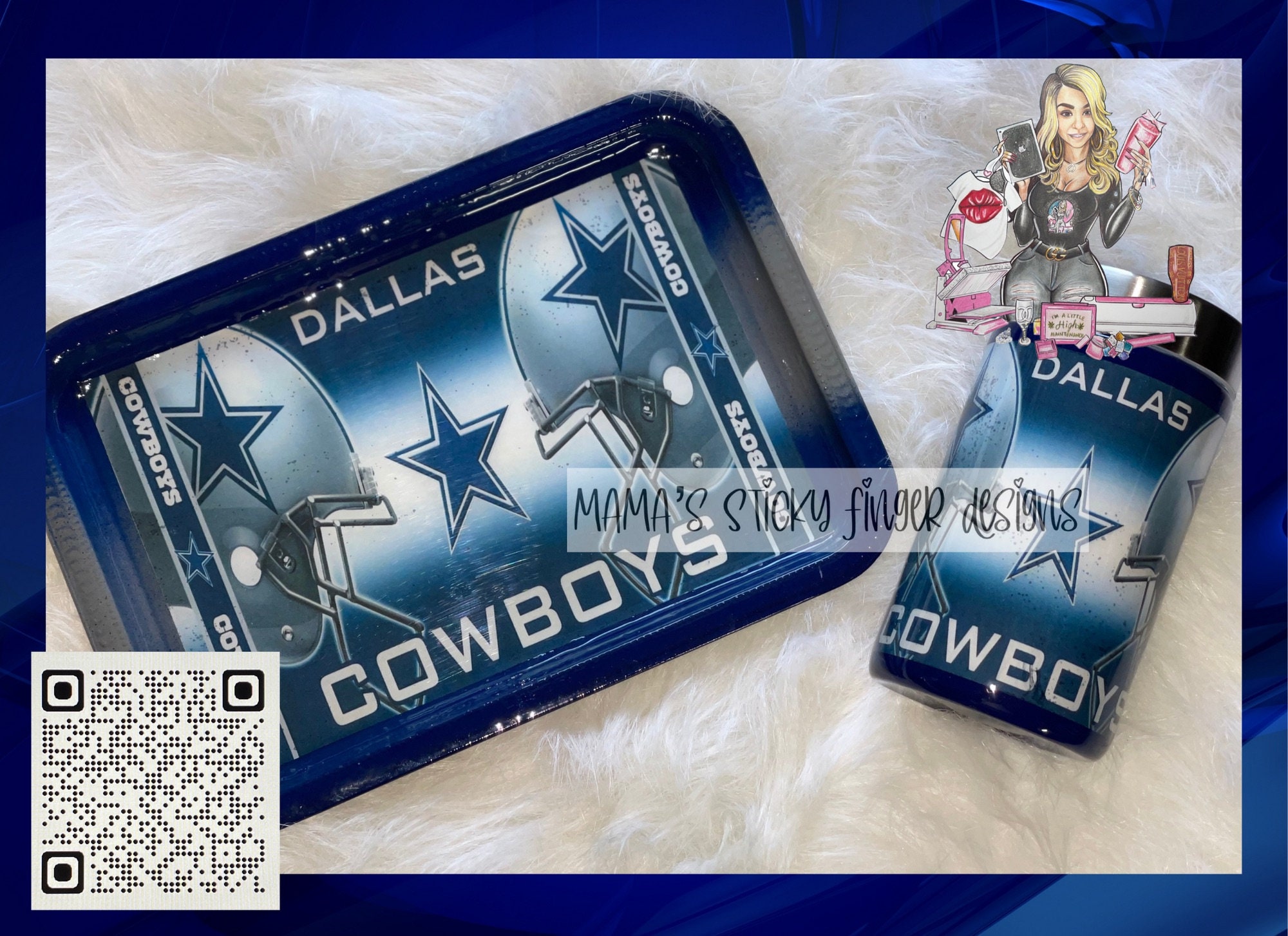 Collectibles Art & Collectibles Glittery Dallas Cowboys Stash Jar Resin ...