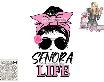 Senora Life Svg - Etsy