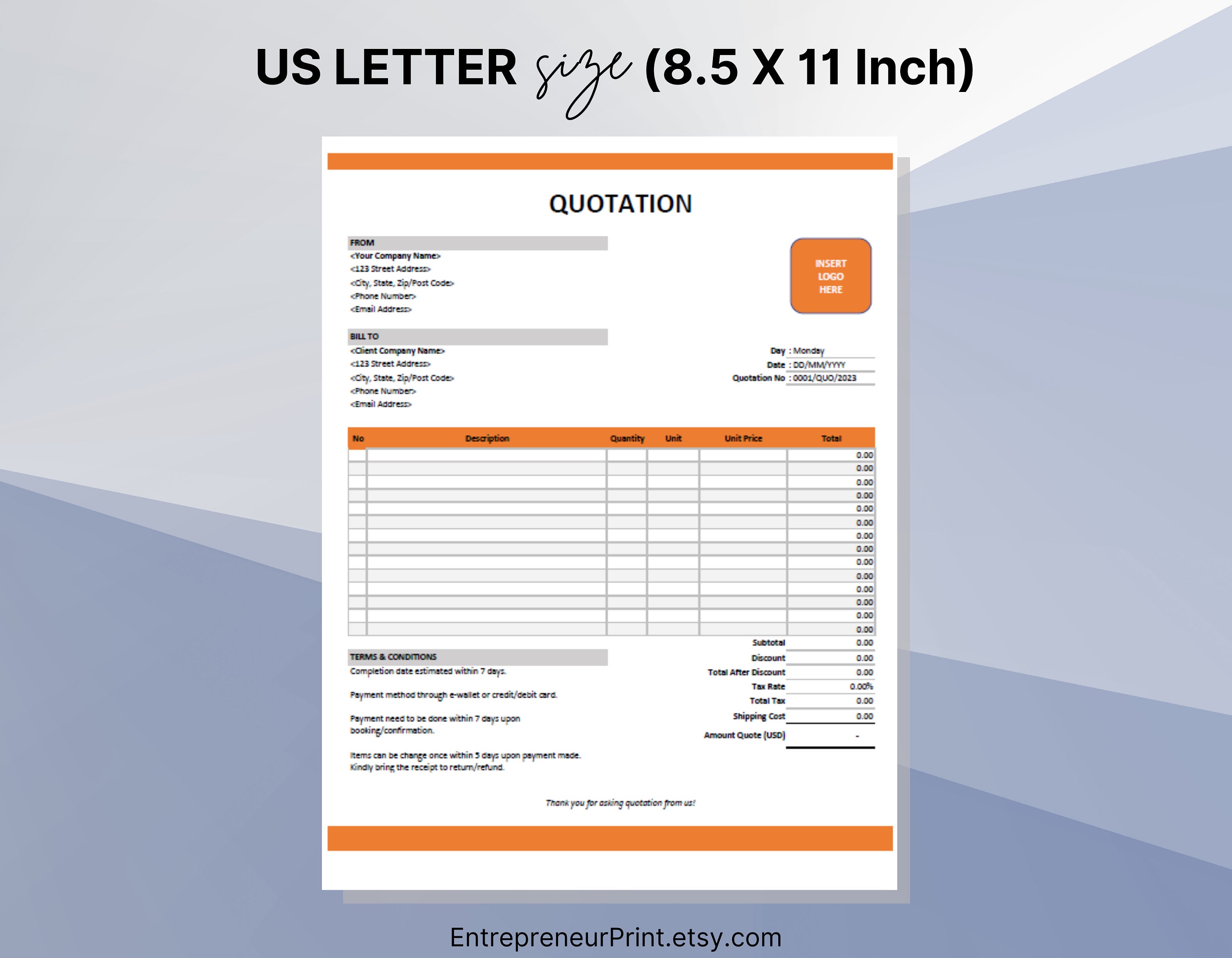 Quote Template Excel/google Sheet. AUTO COUNT Price List Template ...
