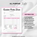 Custom Order Form Editable | Purchase Order Form Template | Printable ...