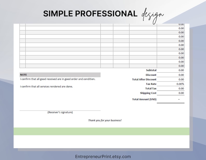 Delivery Order Template Excel/google Sheets. Sales Order Template ...