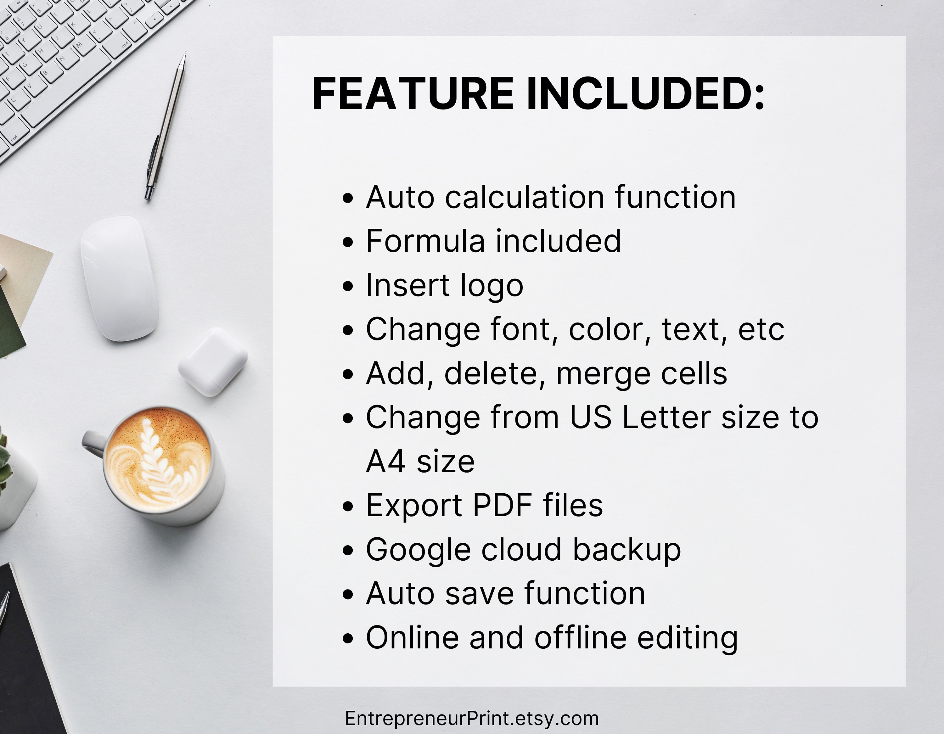 Delivery Order Template Excel/google Sheets. Sales Order Template ...