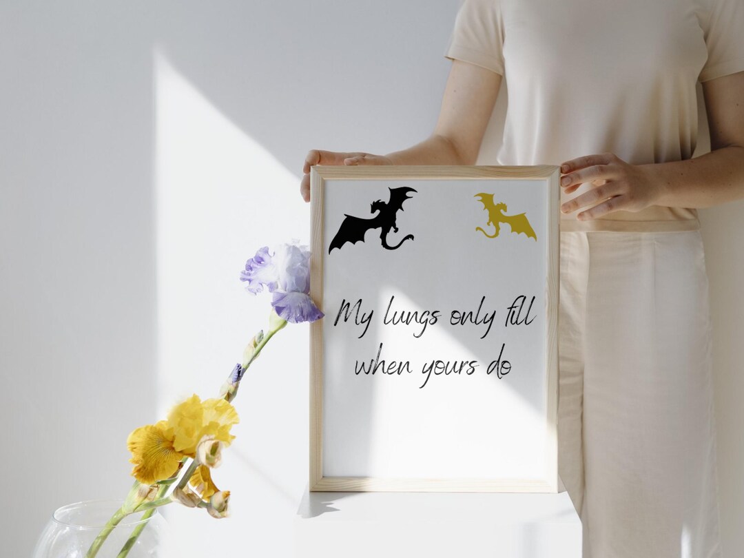 Empyrean Series Themed Digital Download Wall Art 50x70cm and A3 Size | Fourth Wing Iron Flame ...