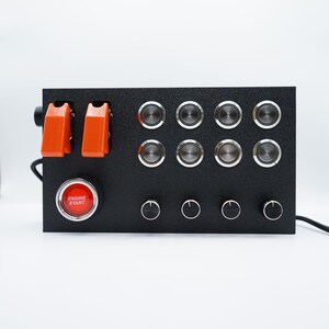 Curasim Controls Sim Racing Button Box Full-metal RGB Illuminated ...