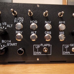 Auto Pilot Button Box Flight Simulator Microsoft Flight - Etsy