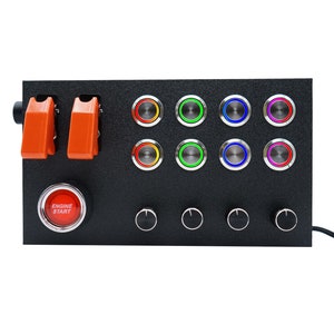 Curasim Controls Sim Racing Button Box Full-metal RGB Illuminated ...