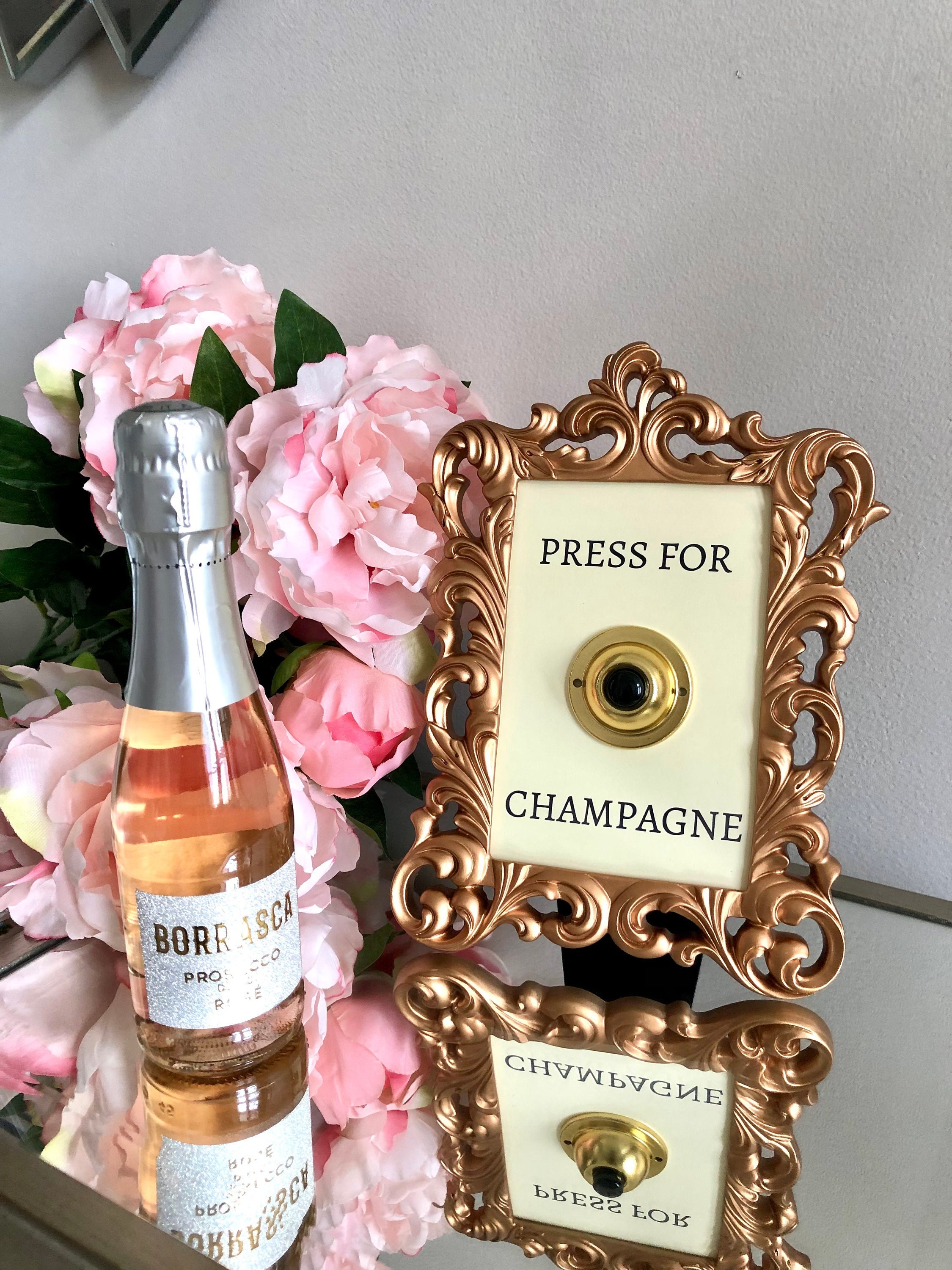 Call For Champagne Button