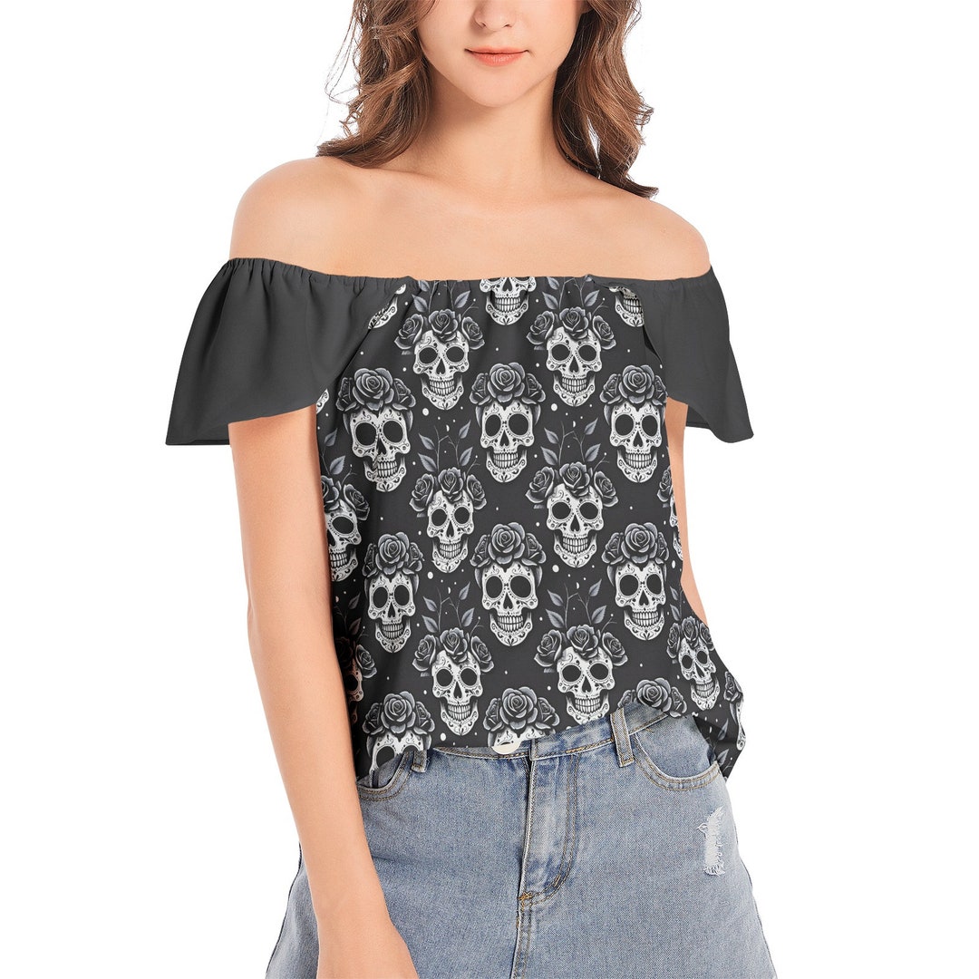 Obsidian Soul off the Shoulder Top - Etsy