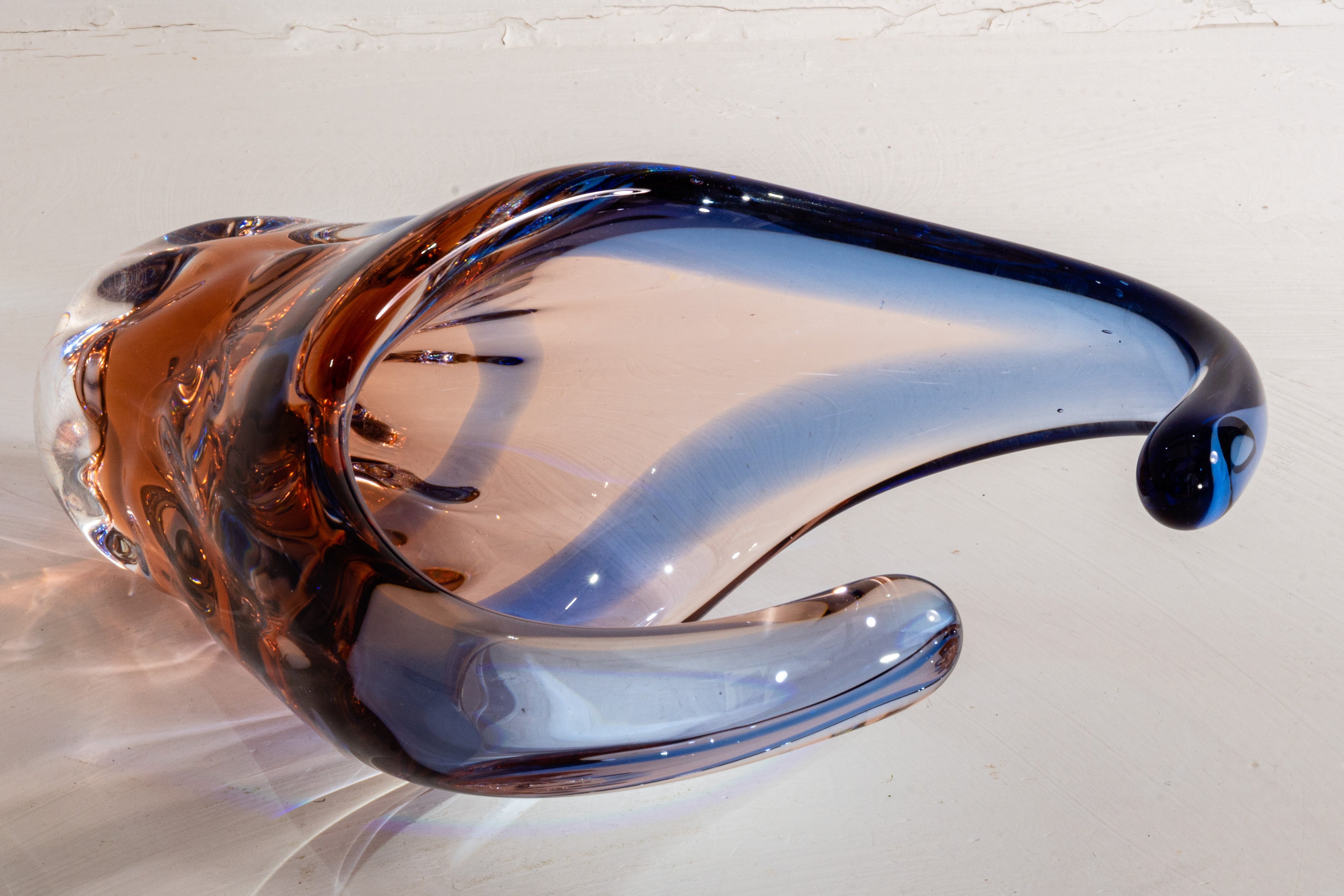 Karel Zemek Mstišov sklo Union Vase niagara - Etsy