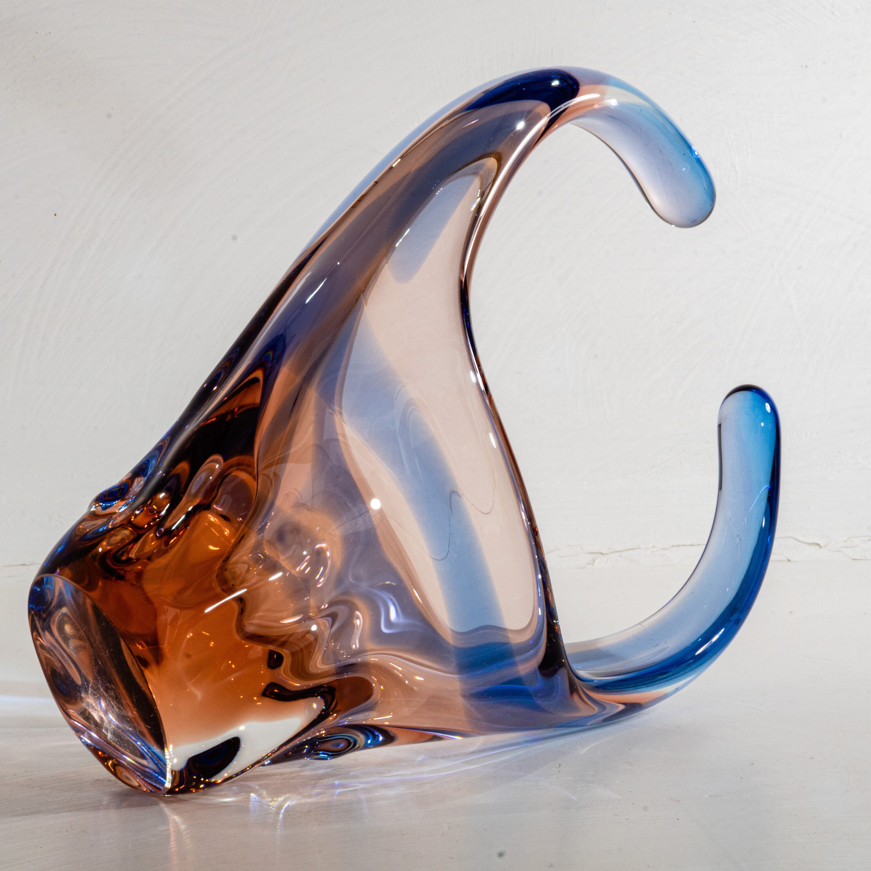 Karel Zemek Mstišov sklo Union Vase niagara - Etsy