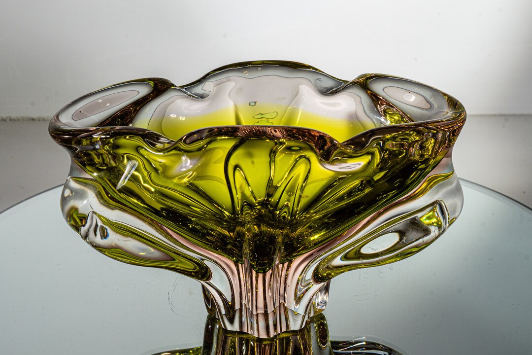 Josef Hospodka - Chřibská (borske Sklo) - Mid Century Designer Bowl ...
