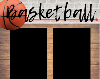 Basketball Scrapbook Page - Etsy