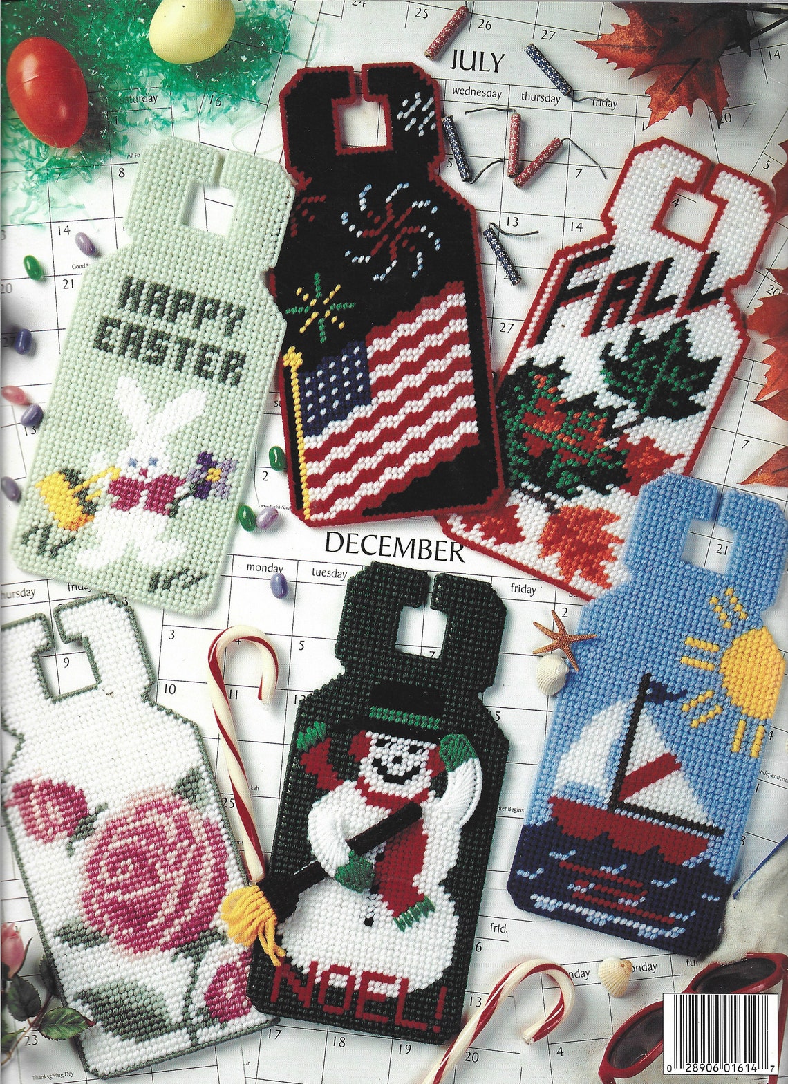 Vintage Plastic Canvas A Year of Door Hangers Booklet, PDF Pattern ...