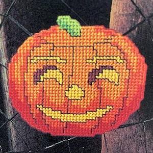 Vintage Plastic Canvas Pumpkin Pattern, PDF Download, Instant Access, Halloween, Coasters ...