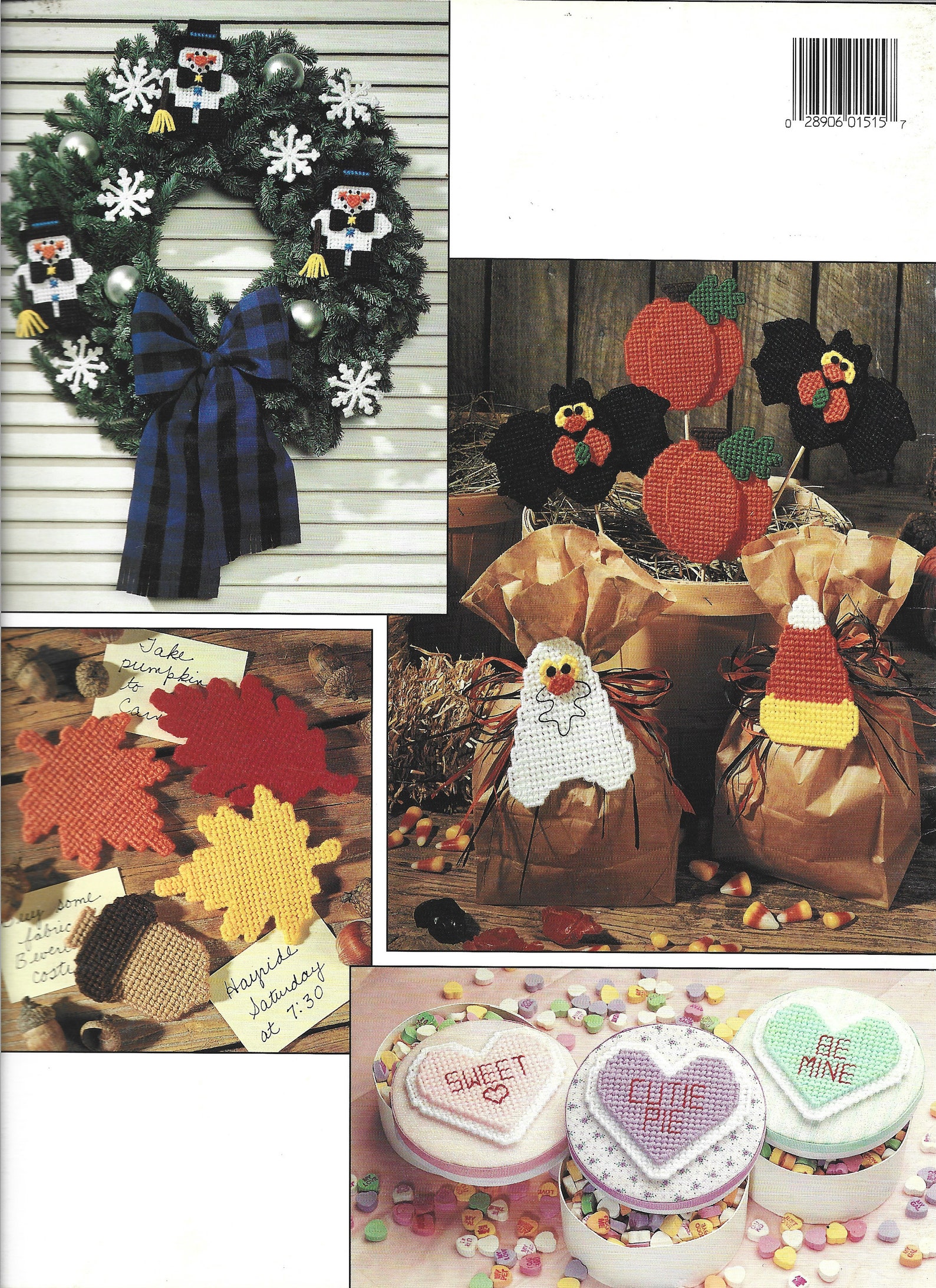 Plastic Canvas Holiday Garlands, PDF Pattern, Digital Download, Instant ...