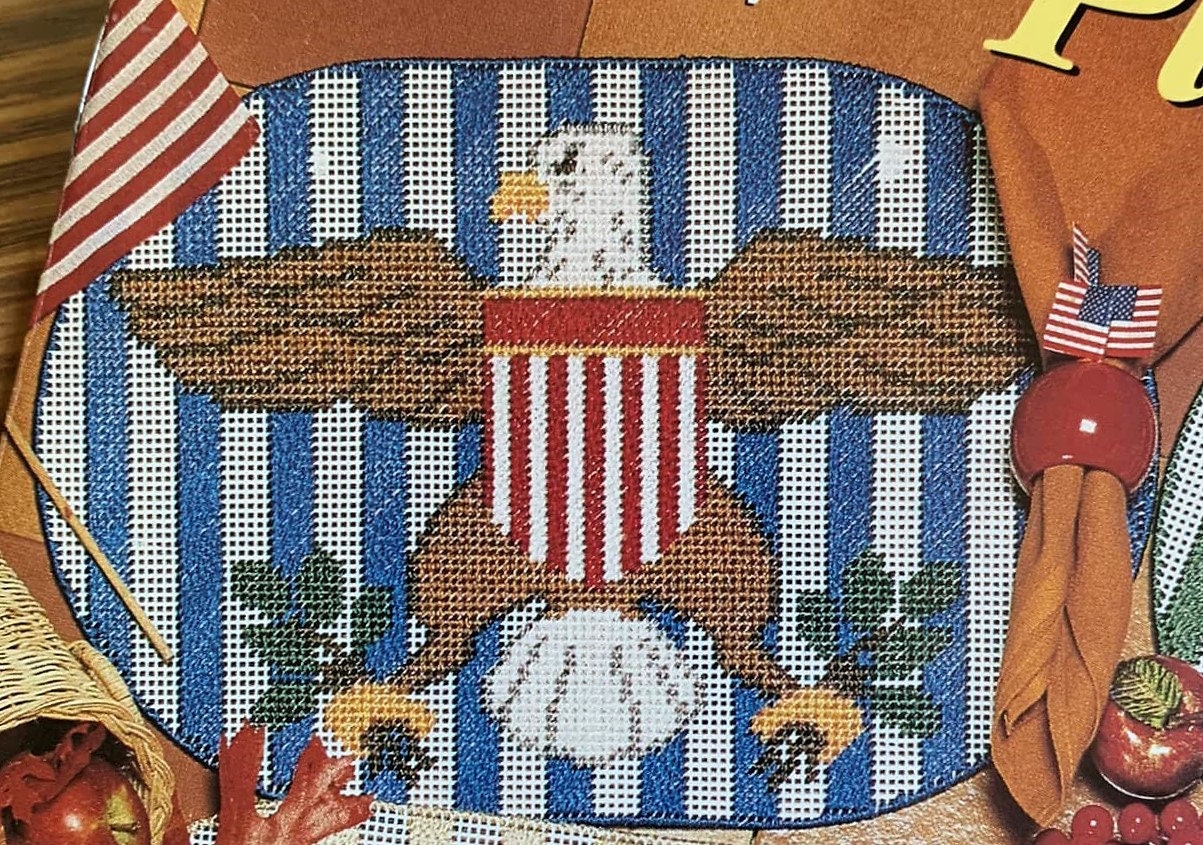 Vintage Plastic Canvas Ultimate Patriotic Decor Bundle, PDF Download ...