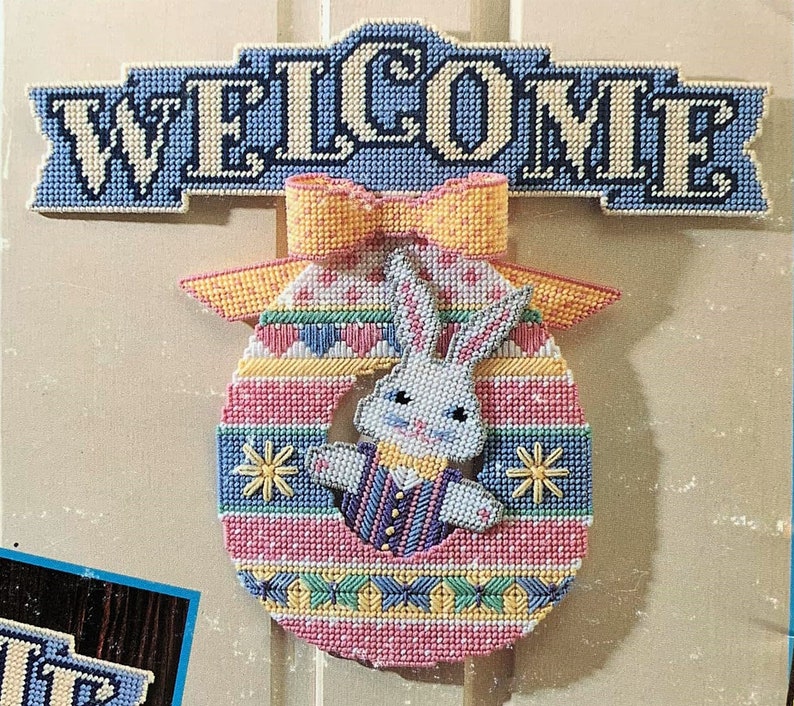 Vintage Plastic Canvas Holiday Doors Booklet, PDF Pattern, Digital Download, Instant Access ...