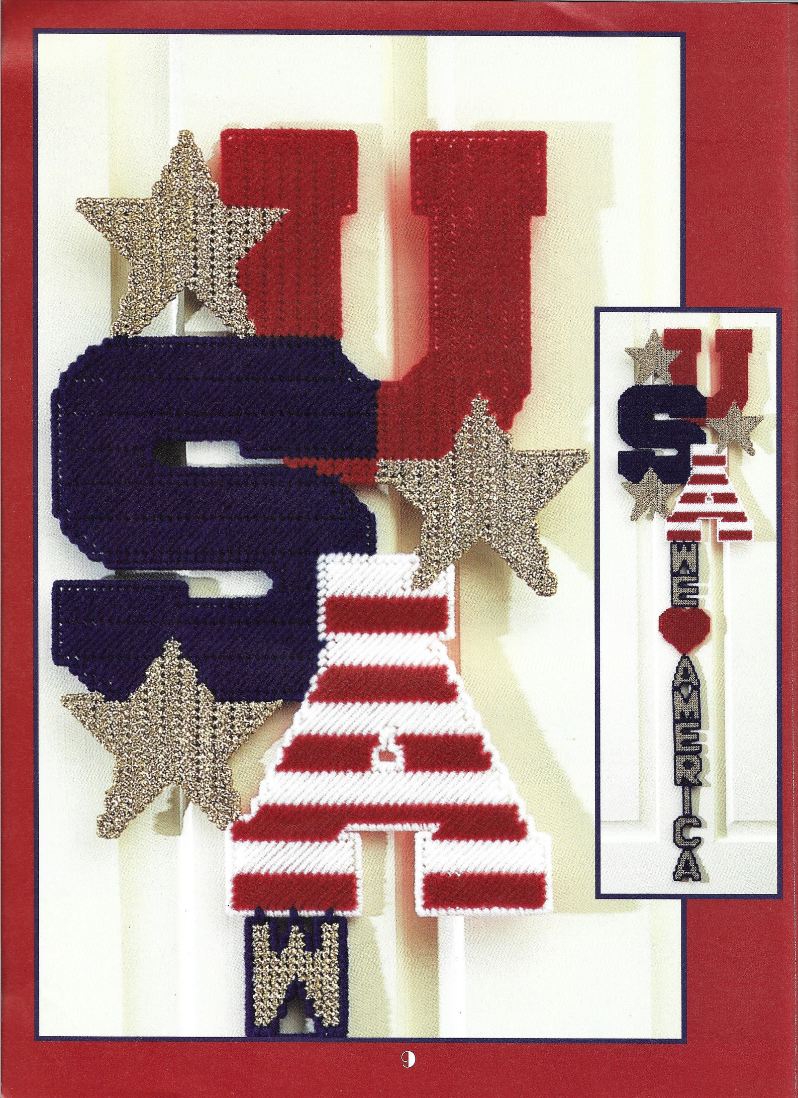 Vintage Plastic Canvas Holiday Greetings Booklet, PDF Pattern, Digital ...