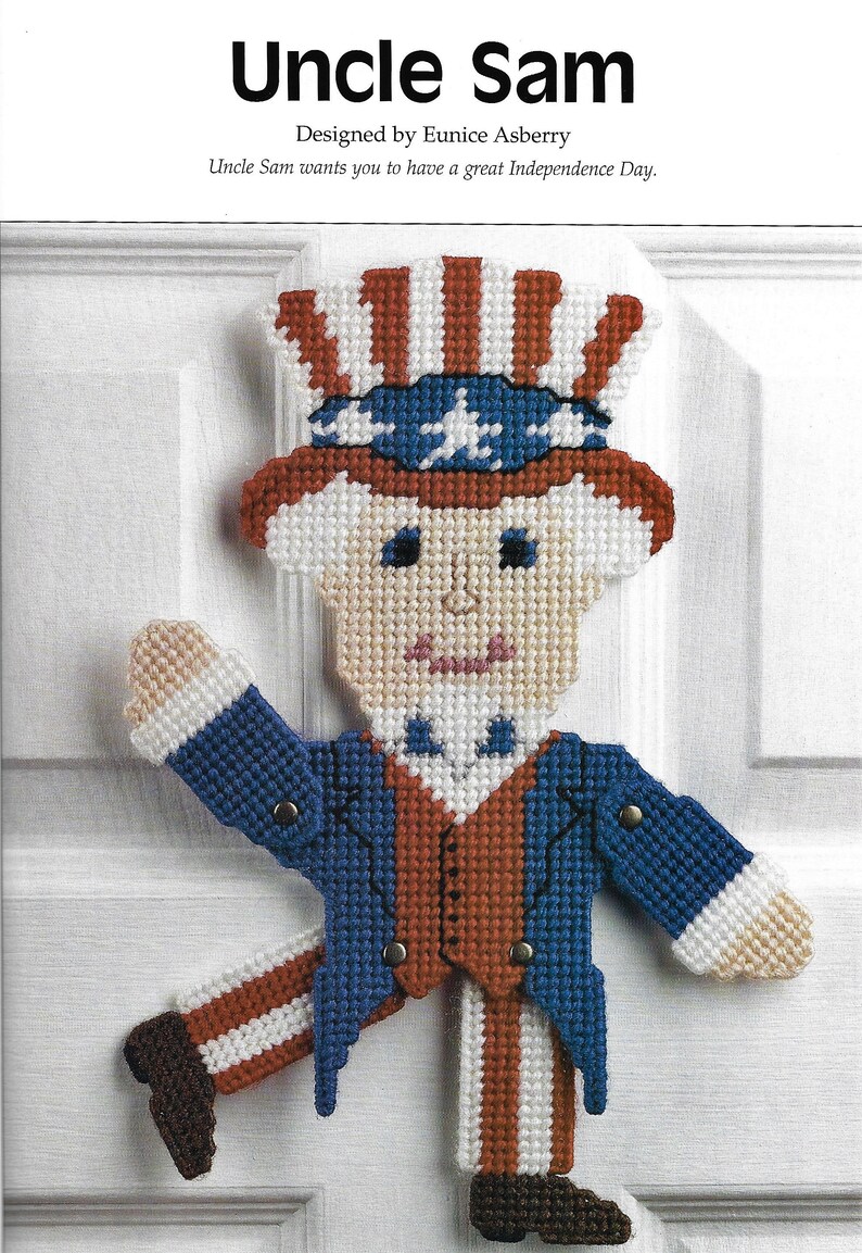 Vintage Plastic Canvas Ultimate Patriotic Decor Bundle, PDF Download, Instant Access, Wall ...