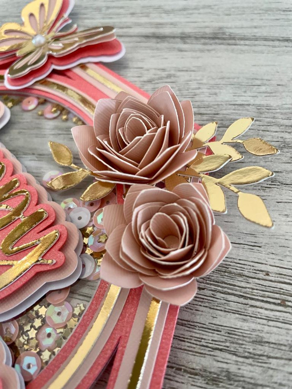 Birthday Girl Cake Topper With Shaker 3D Cake Topper With - Etsy