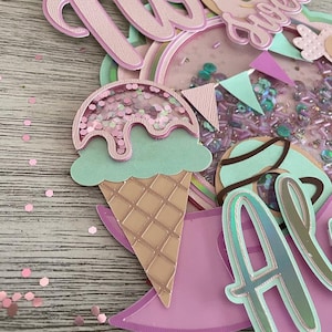 Candy Birthday | Two Sweet | 3D Cake Topper With Shaker | DIGITAL SVG ...