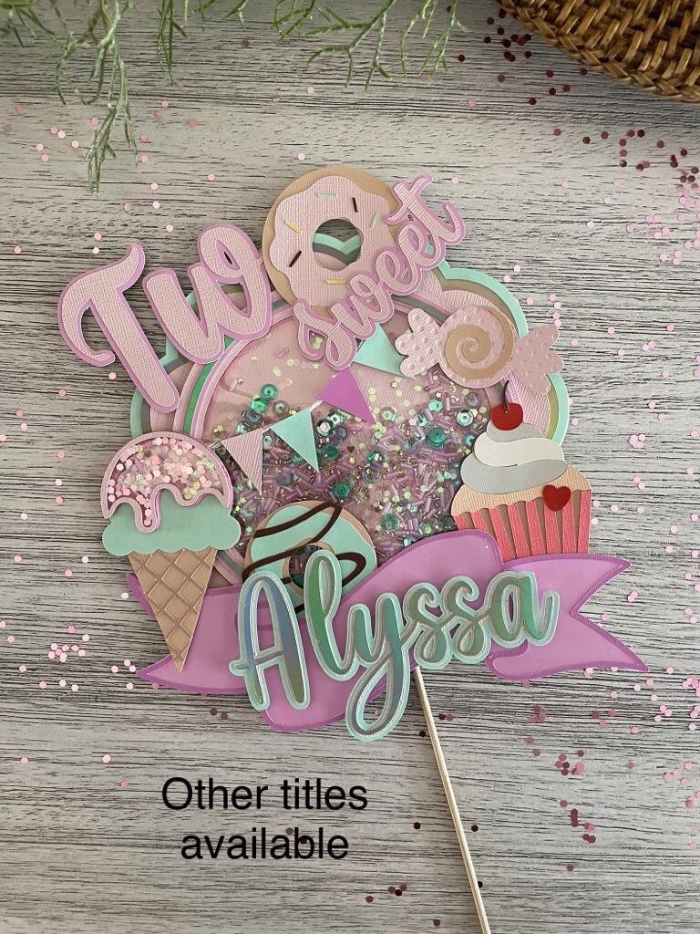Candyland Cake Topper Sweet Cake Topper 3D Cake Topper - Etsy Canada