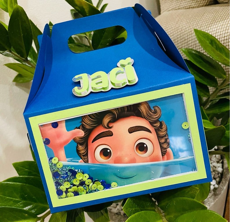Gable Favor Box Template With Shaker | DIY Party Decor (digital ...