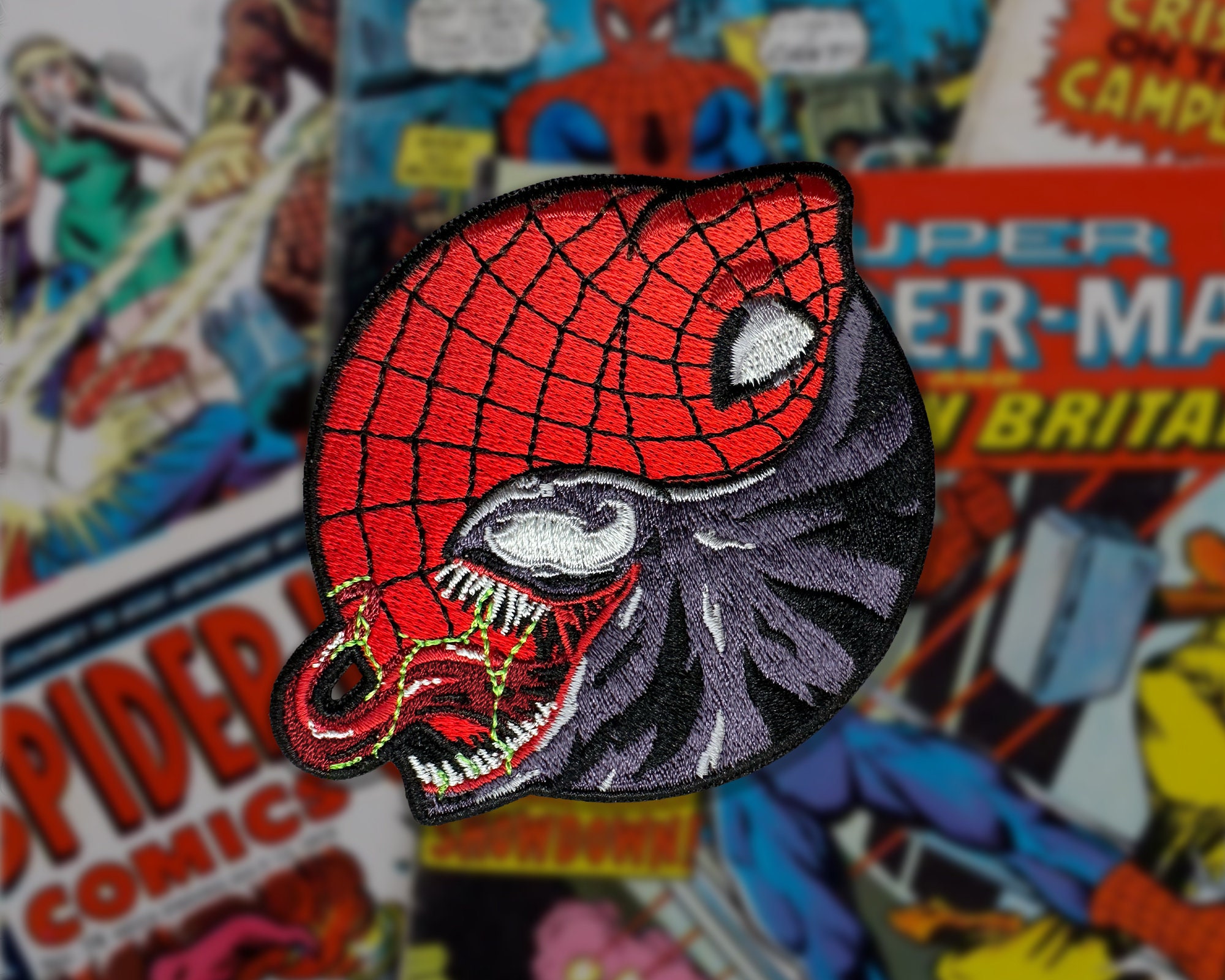 Spider-man / Venom - Velcro Patch - Etsy