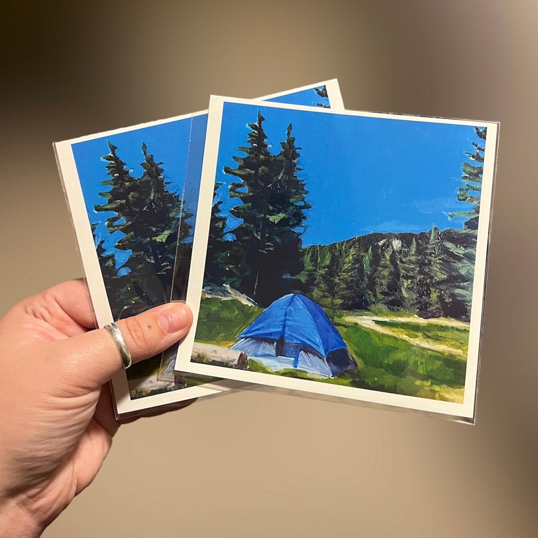 Conrad Meadows Camp PRINT - Etsy