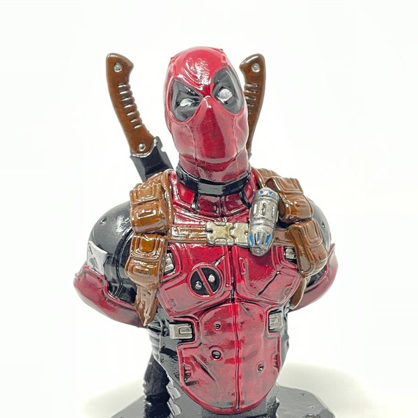 3d Printed Bust Deadpool - Etsy