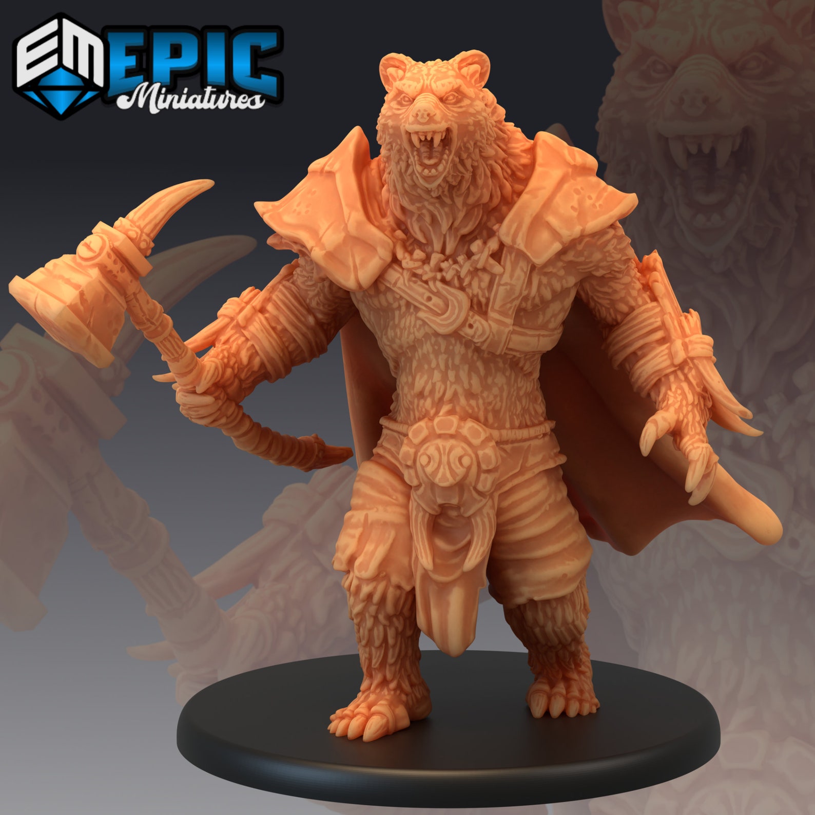 Werebear Miniatures D&D Pathfinder Dungeons and Dragons - Etsy