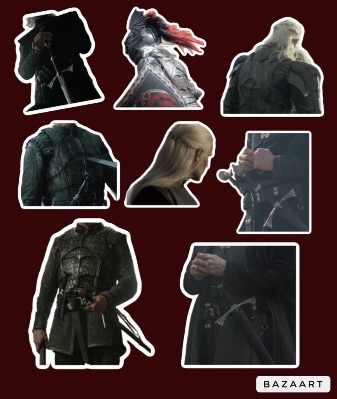 Asoiaf Rogue Prince Faceless Detailed Stickers - Etsy