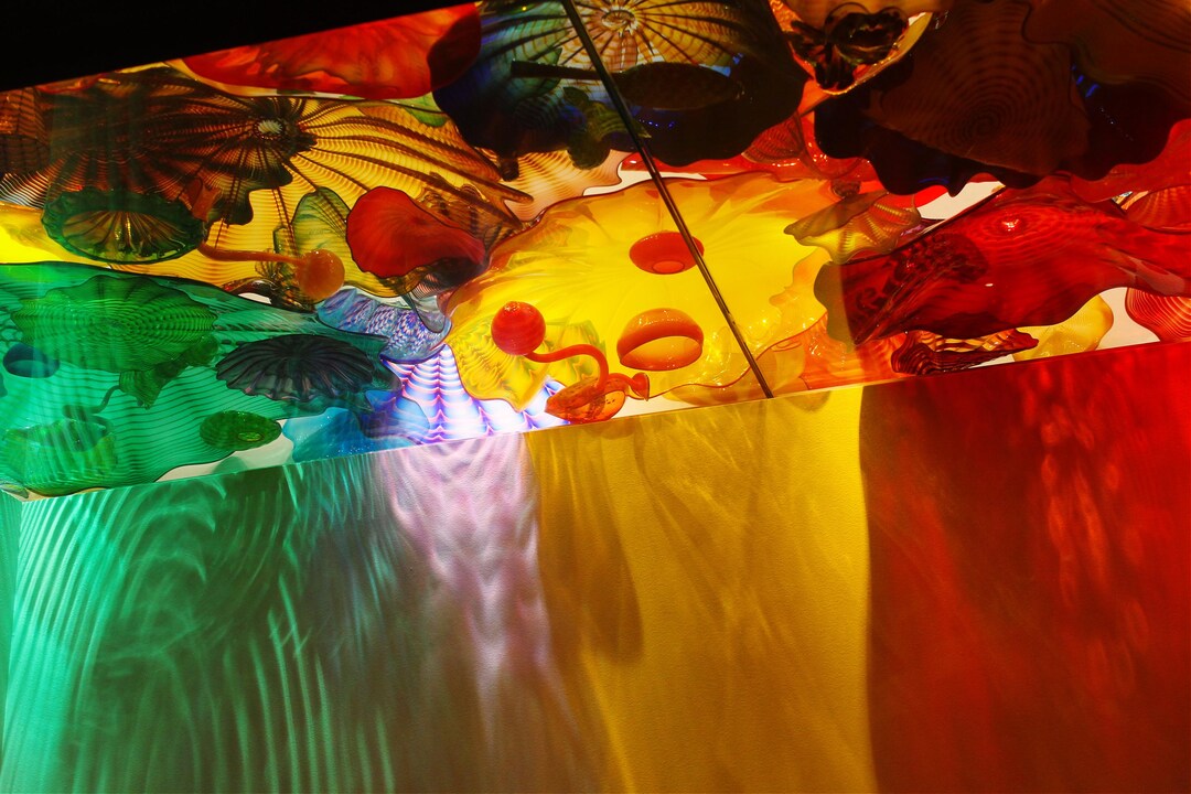 Rainbow Glass Art - Photo Print - Fine Art Photograph - Chihuly Glass ...