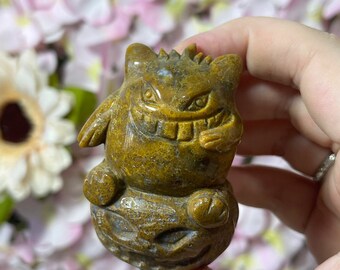 Gengar Crystal Carving - Etsy