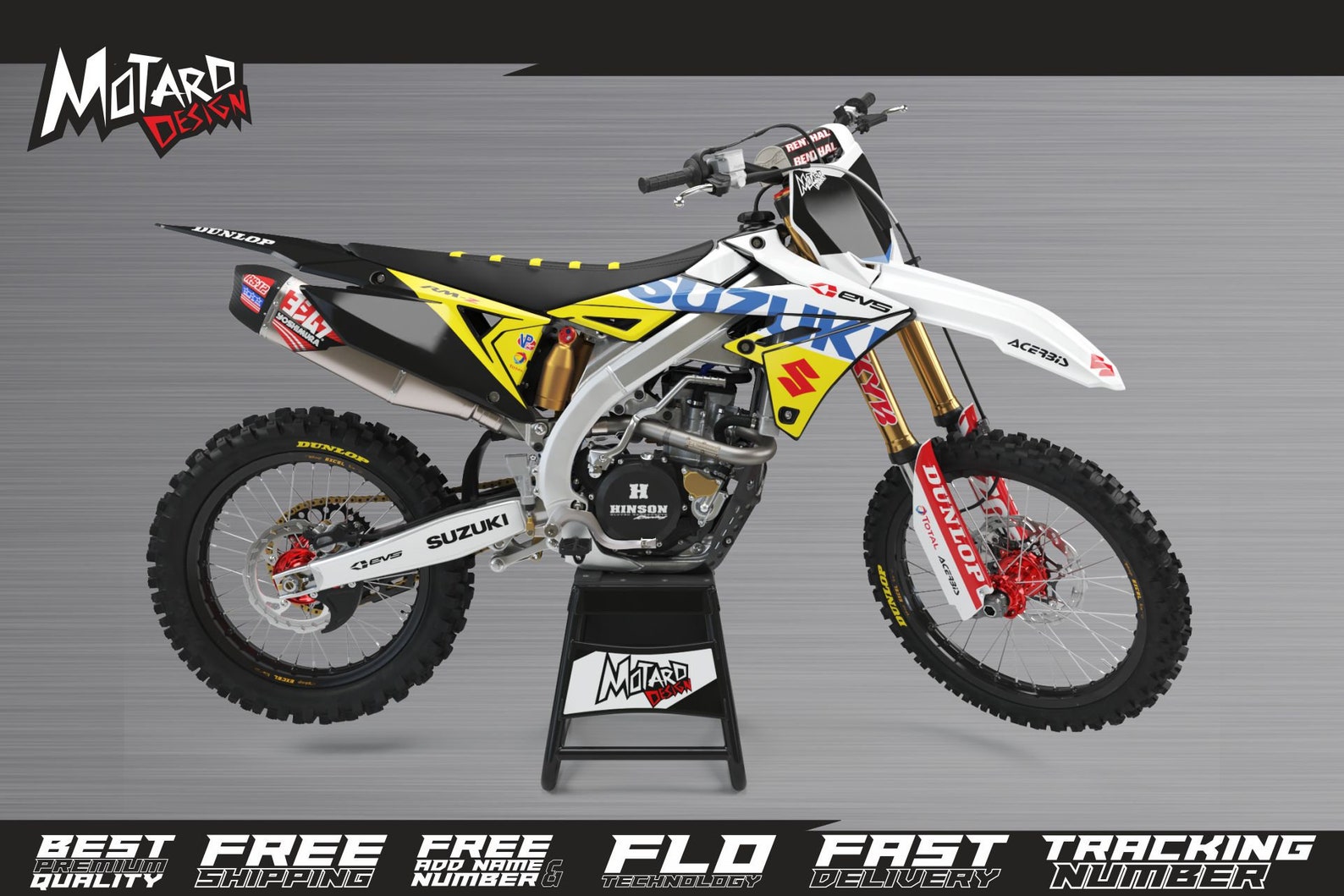 Suzuki Graphics Kit for All Years RM RMZ RMX 80 85 125 250 400 - Etsy