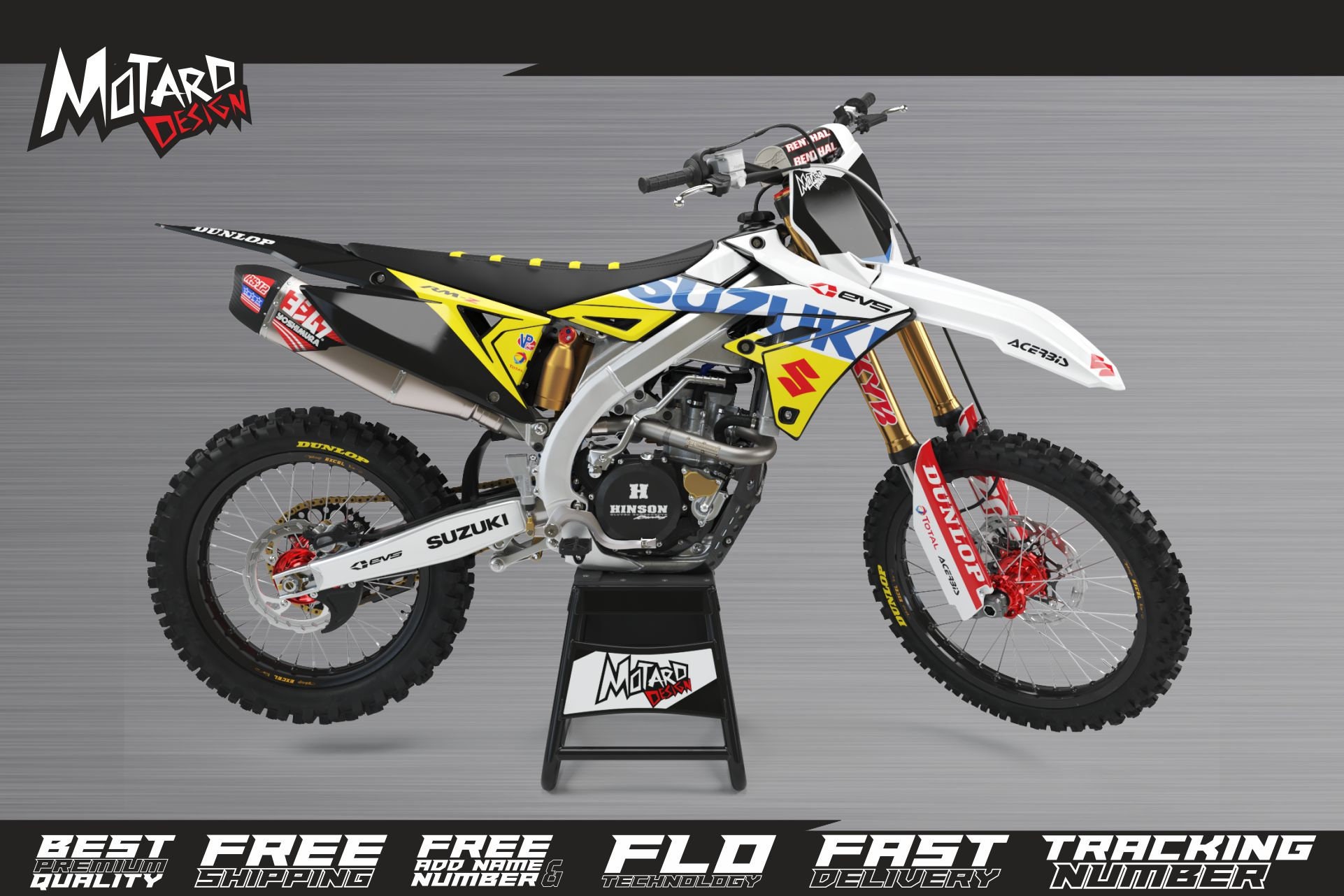 Suzuki Graphics Kit for All Years RM RMZ RMX 80 85 125 250 400 - Etsy