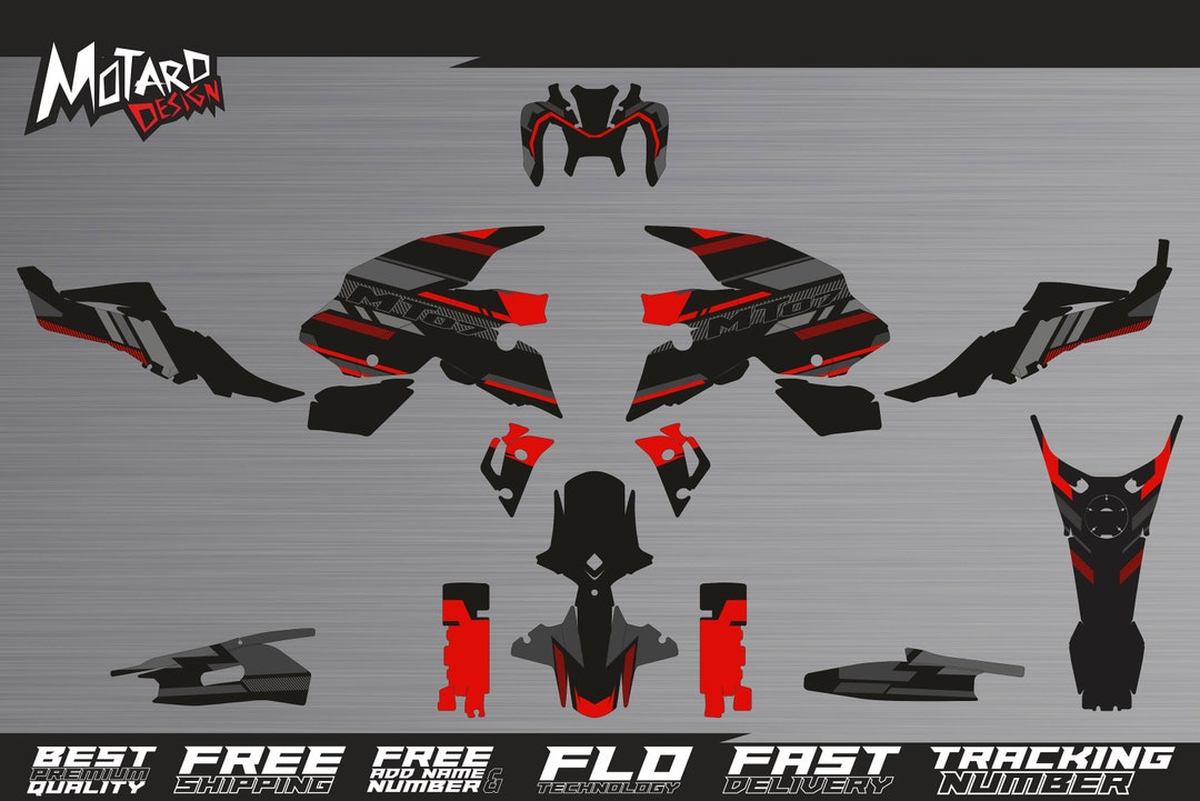 Yamaha MT-07 FZ-07 2021 2022 2023 Graphics Kit Decals Stickers Dekor ...