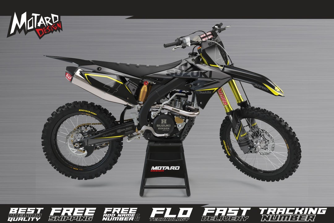Suzuki Graphics Kit for All Years RM RMZ RMX 80 85 125 250 400 450 650 ...