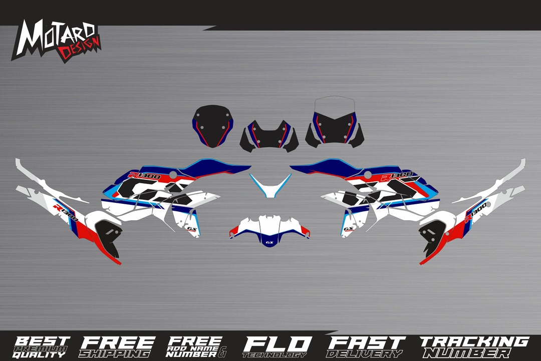 BMW R 1300 GS 2023 2024 Graphics Kit Decals Stickers Dekor Decor ...