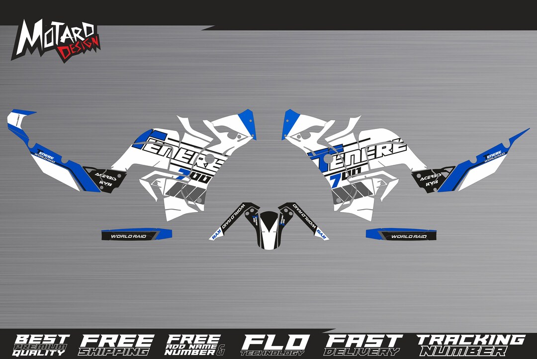 Yamaha Tenere 700 World Raid Graphics Kit Decals Stickers Dekor Decor ...