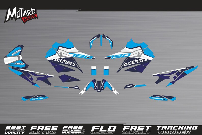 Graphics Kit for KTM 790 Duke 2017 2018 2019 2020 2021 2022 by Motard ...