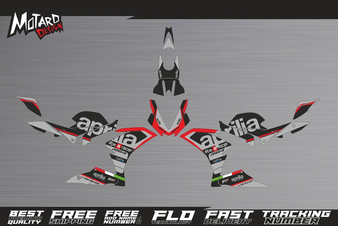 Aprilia RSV4 2009 2010 2011 2012 2013 2014 2015 Graphics Kit Decals ...